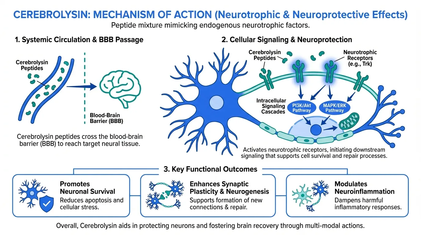 Cerebrolysin: Neuropeptide Stroke Recovery Guide | Peptide Protocol Wiki