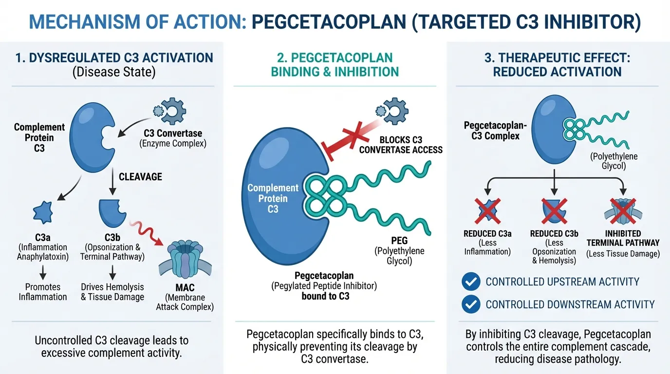 Pegcetacoplan (Empaveli/Syfovre): Dual-Indication C3 Complement ...