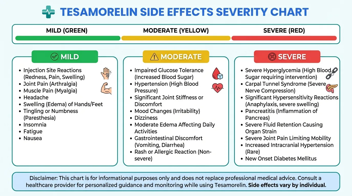 Tesamorelin Side Effects and Safety Profile | Peptide Protocol Wiki