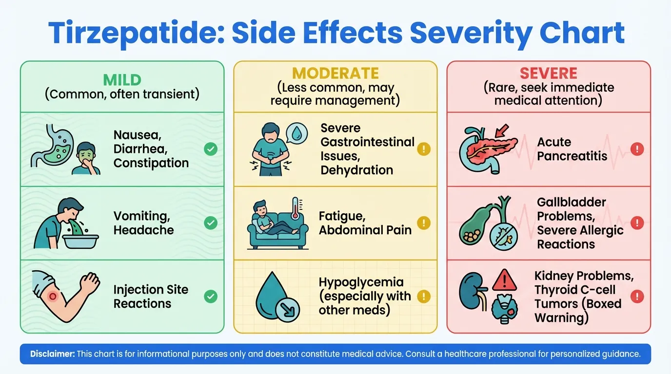 Tirzepatide Side Effects and Safety Profile | Peptide Protocol Wiki