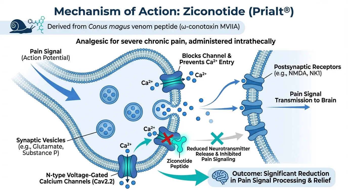 Ziconotide: Complete Overview and Research Guide | Peptide Protocol Wiki